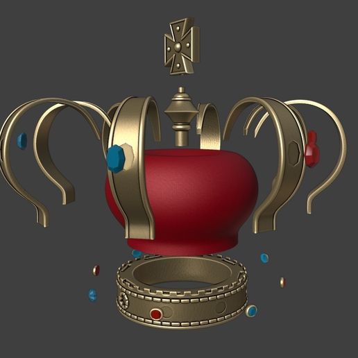 👑 Junko Crown Danganronpa prop cosplay 3d model (stl file) for printing ...