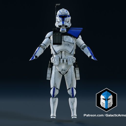 Realistic Captain Rex Armor - 3D Print Files・ 3D File for ・Cults