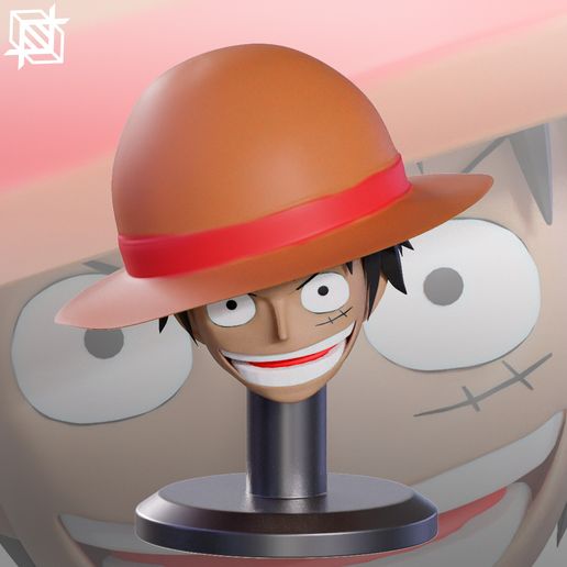 🐒 MONKEY D. LUFFY – CUSTOM 3D PRINTABLE HEAD FOR ONE PIECE ACTION ...