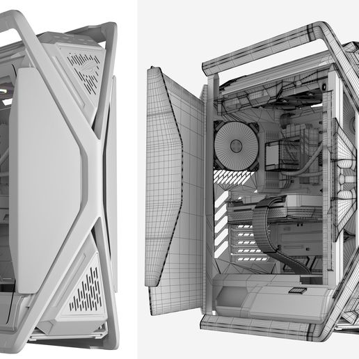 🌆 ROG Hyperion 3D model・ 3D File for 3D printing・Cults