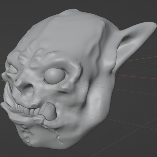 Free STL file Orc head 😀 ・Template to download and 3D print・Cults