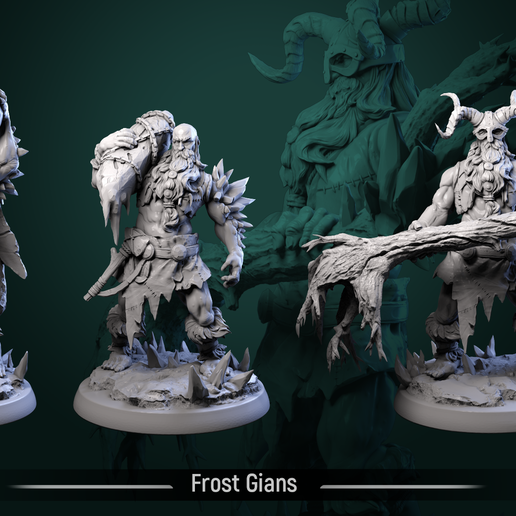 🌨️ 'Snow Storm' November 2021 release 20 STL's miniatures pre-supported ...