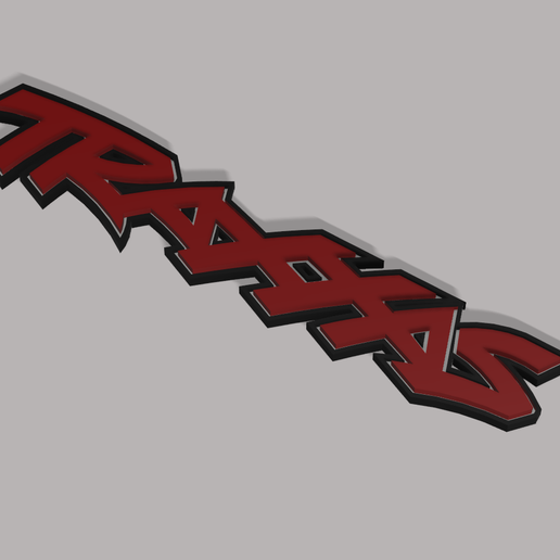 🚗 Traxxas Logo・Free STL File for 3D printing・Cults