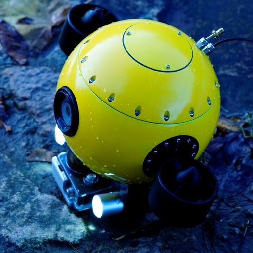 📷 ROV Camera Robot SukasysII Maximus model making・ 3D File for 3D ...