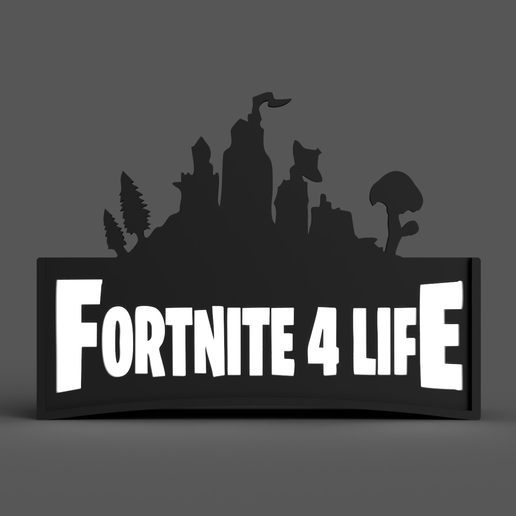 🔦 Fortnite Modular Lightbox Lamp・ STL File for 3D printing・Cults