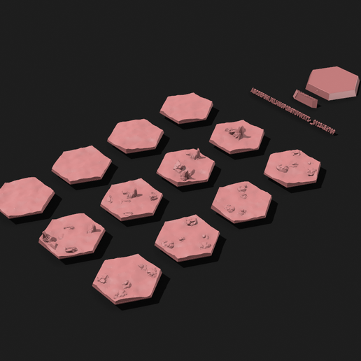 🦸 Battletechnology Hex base set with labeling system and base toppers ...