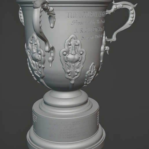 🏆🔥 Raise the Glory! 3D Replica Football Champions Trophy ⚽🎯・ STL File ...