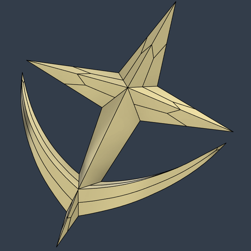 Archivo STL MODEL DETAIL UP PARTS 07 - EFSF symbol ⬆️ ・Idea de ...