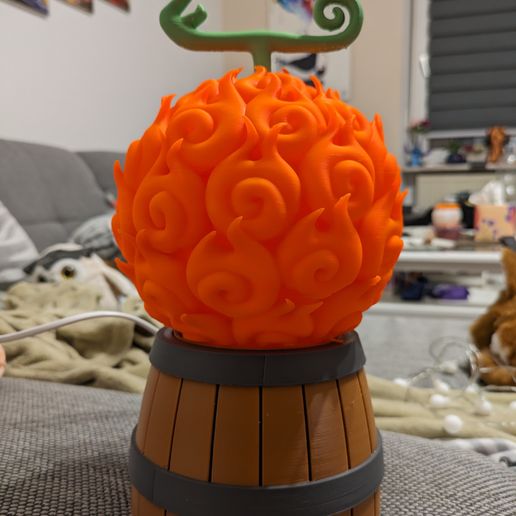 STL file Mera Mera No Mi E27 lamp Lithophane 🔦 ・3D printer design to ...