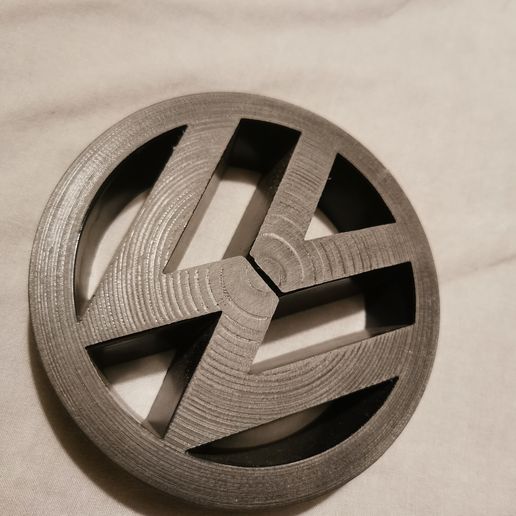 📛 125mm VW Badge・ STL File for 3D printing・Cults