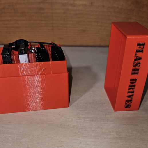 📦 FLASH DRIVE BOX・ STL File for 3D printing・Cults