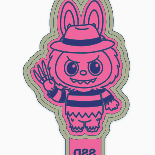 🪔 Freddy Labubu Freshie Mold・ STL File for 3D printing・Cults