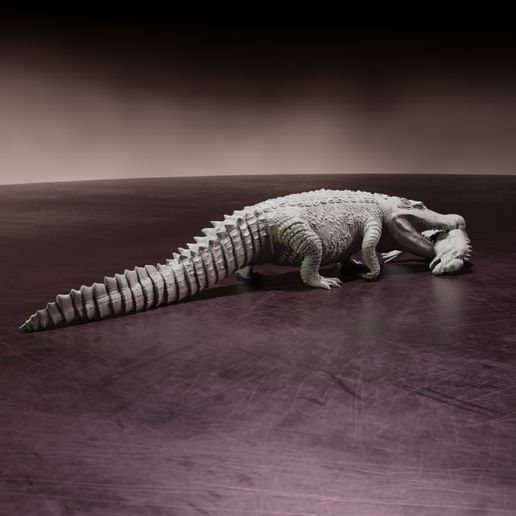 🚶 Deinosuchus walking - pre-supported prehistoric crocodile/alligator ...
