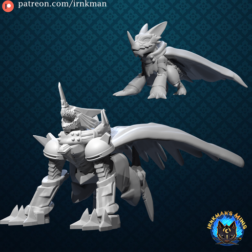 🎲 Jesmon Digivolution Line・Archivo STL para Impresión 3D・Cults