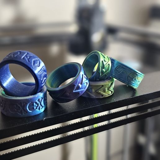 👌 AOK Fidget Ring・ STL File for 3D printing・Cults
