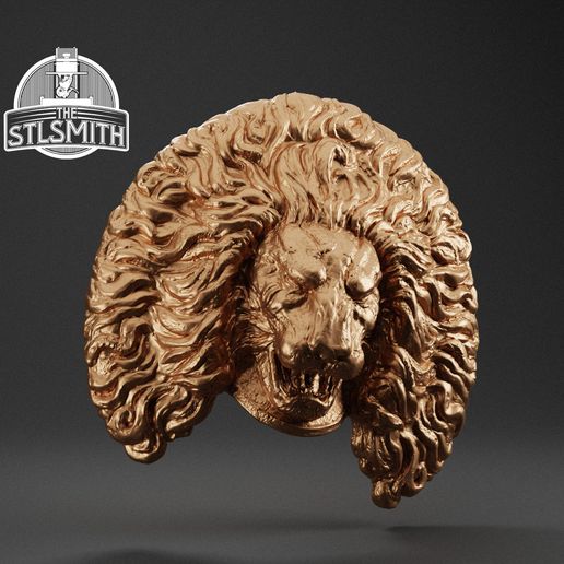 🦁 Golden Lion Shield Elden Ring Life Size Prop STL・ STL File for 3D ...