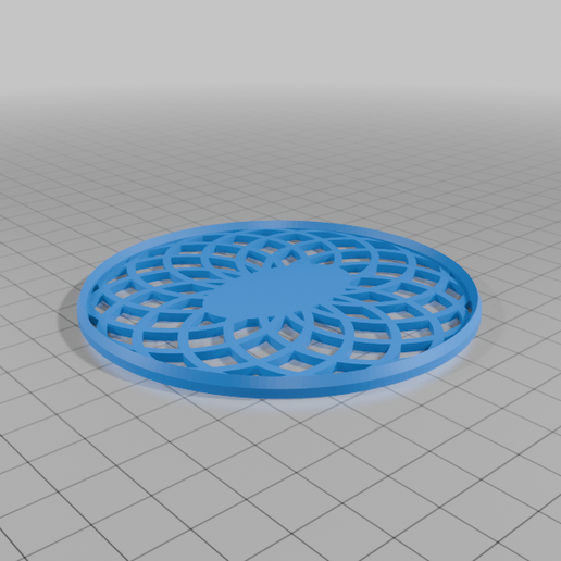 🧑‍🔧 circular_mesh_plate_8A・Free 3D File for ・Cults
