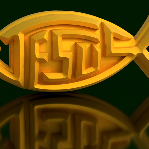 STL file Jesús Ichthys - Diseño Espiritual 🗿 ・Design to download and 3D ...