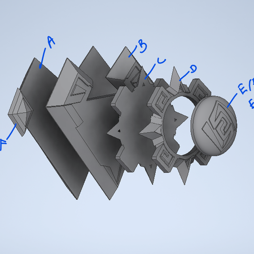 🎭 Genshin Impact - Xilonen Vision・ STL File for 3D printing・Cults