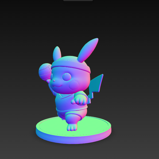 🐉 Pikachu Olympic Volley・ STL File for 3D printing・Cults
