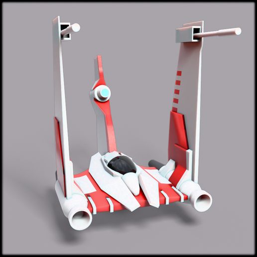 ⭐ V-19 Starfighter - Star Wars Spaceship・Free STL File for 3D printing ...