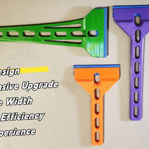 🔧 Plastic Scraper 2・Free STL File for 3D printing・Cults