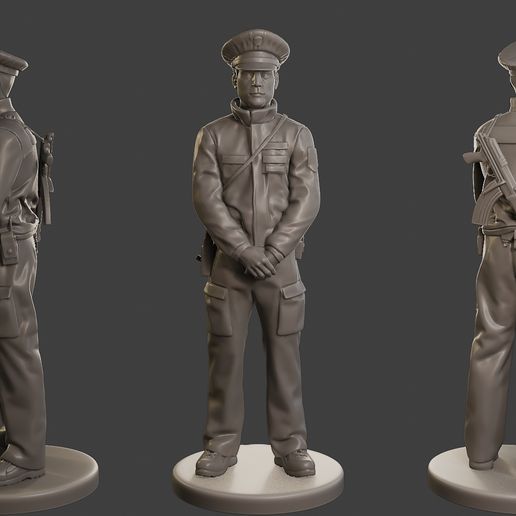 3D file Male Slovac Traffic Police STP 006 ♂️ ・3D printer model to ...