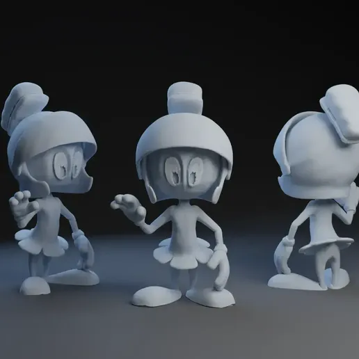 🎨 Marvin the Martian – Stylized Cartoon Character 3D Model (Fan Art ...