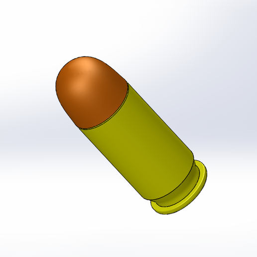STL file CALIBER .45 BULLET CONCEPT PROTOTYPE 🔫 ・3D printer model to ...