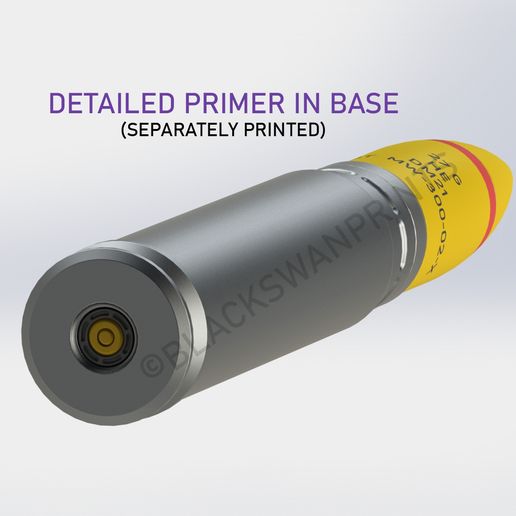 🔫 NATO Mauser BK27 27x145mm Eurofighter Autocannon Shells・ 3D File for ...