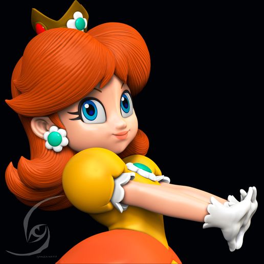 👸 Princess Daisy・ 3D File for 3D printing・Cults