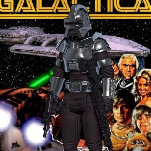 🦸 Battlestar galactica ,CYLON CENTURION – 3D, Action Figure Scale: 3.75 ...