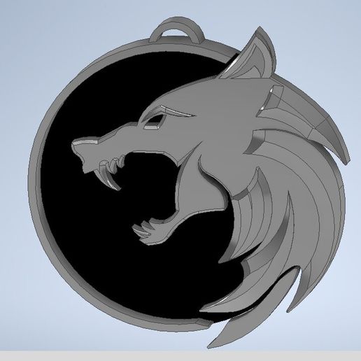🐺 Witcher Medallion・Free STL File for 3D printing・Cults