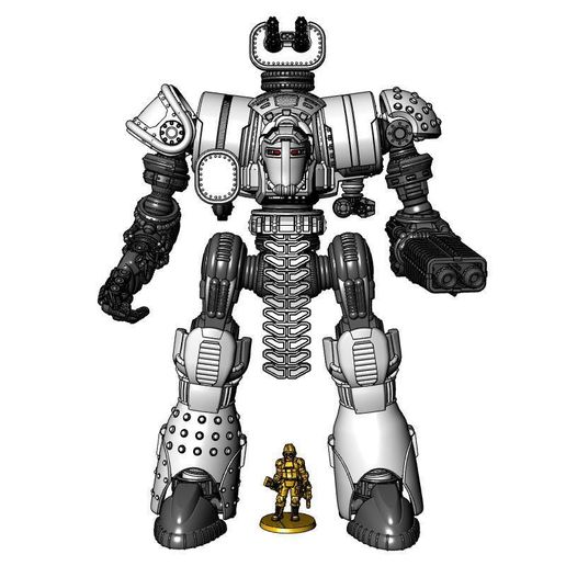 👴 Project Old School-Vintage 28mm Combat Mech・ 3D File for 3D printing ...