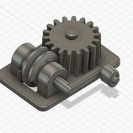 🪱 Worm Gear Drive - Print In Place Test・Free STL File for ・Cults