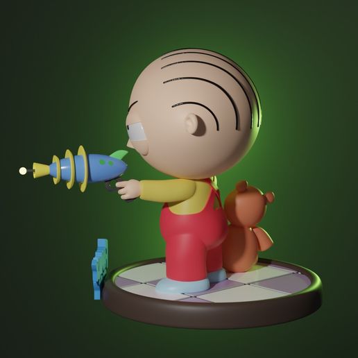 👪 STEWIE - FAMILY GUY・ STL File for 3D printing・Cults