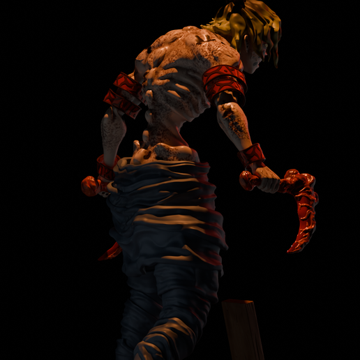 🎨 Gyutaro 3D Fan Art Model Demon Slayer・ OBJ File for 3D printing・Cults