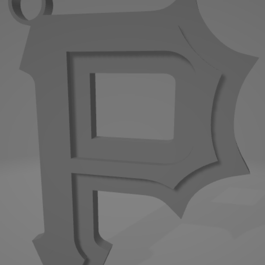 STL file Pittsburgh Pirates keychain 🏴‍☠️ ・3D printing template to ...