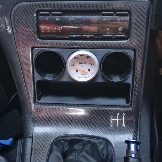 📻 S13 Triple Gauge Pod with Pocket・ STL File for 3D printing・Cults