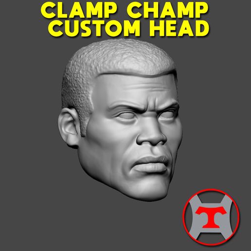 🗜️ Clamp Champ Custom Head・ STL File for 3D printing・Cults