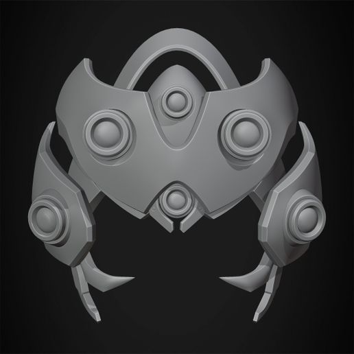 🪖 Overwatch 2 Widowmaker Visor Helmet for cosplay・ STL File for 3D ...