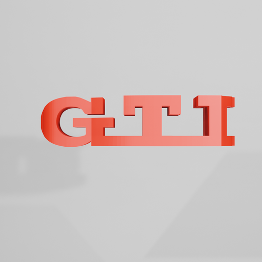 🚗 Volkswagen Golf MK6 GTI - Keychain・ STL File for 3D printing・Cults