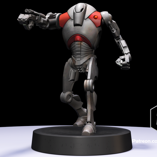 🤖 1:48 Scale Battle Droid Army - B2 Class - 3D Print Files・ 3D File for ...