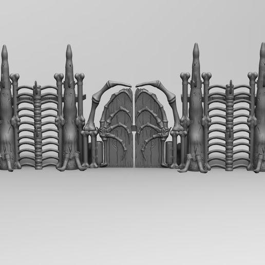 🦴 Bone Walls・Archivo STL para ・Cults