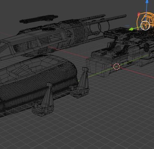 ⭐ Star Wars Y-Wing・Free STL File for 3D printing・Cults