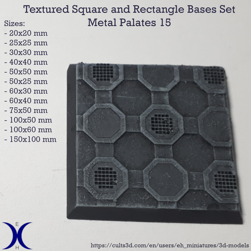 🟪 Juego de bases cuadradas y rectangulares para sobremesa, texturizadas ...