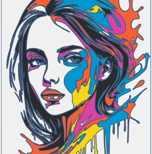 🎨 Multi-Object Art Portrait for Multi-Color Printers Like Bambu or ...