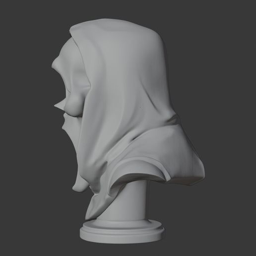 👤 Scream Head Bust 3D Model - Bust STL Printable・ STL File for 3D ...