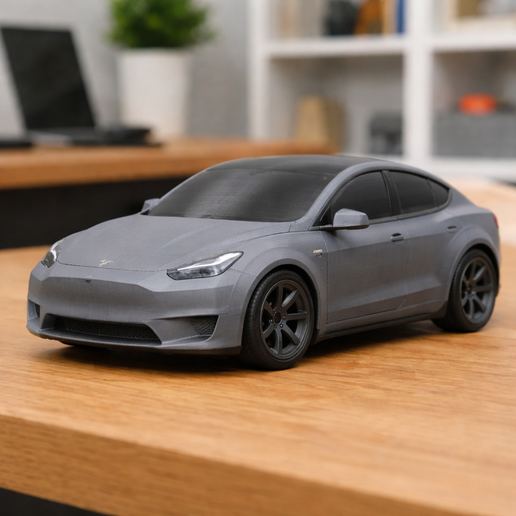 🚗 Tesla Model Y・ STL File for 3D printing・Cults