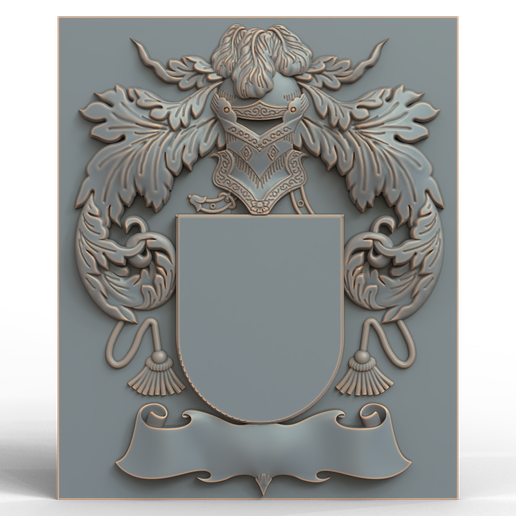 📁 3D Model STL File for CNC Router Laser & 3D Printer 0437. Crest ...